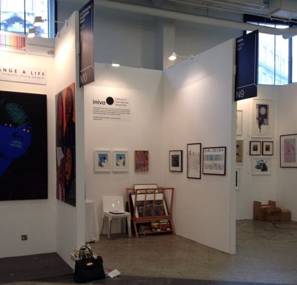 Iniva at Art14 - see work by Kimathi Donkor and Lubaina Himid - iniva