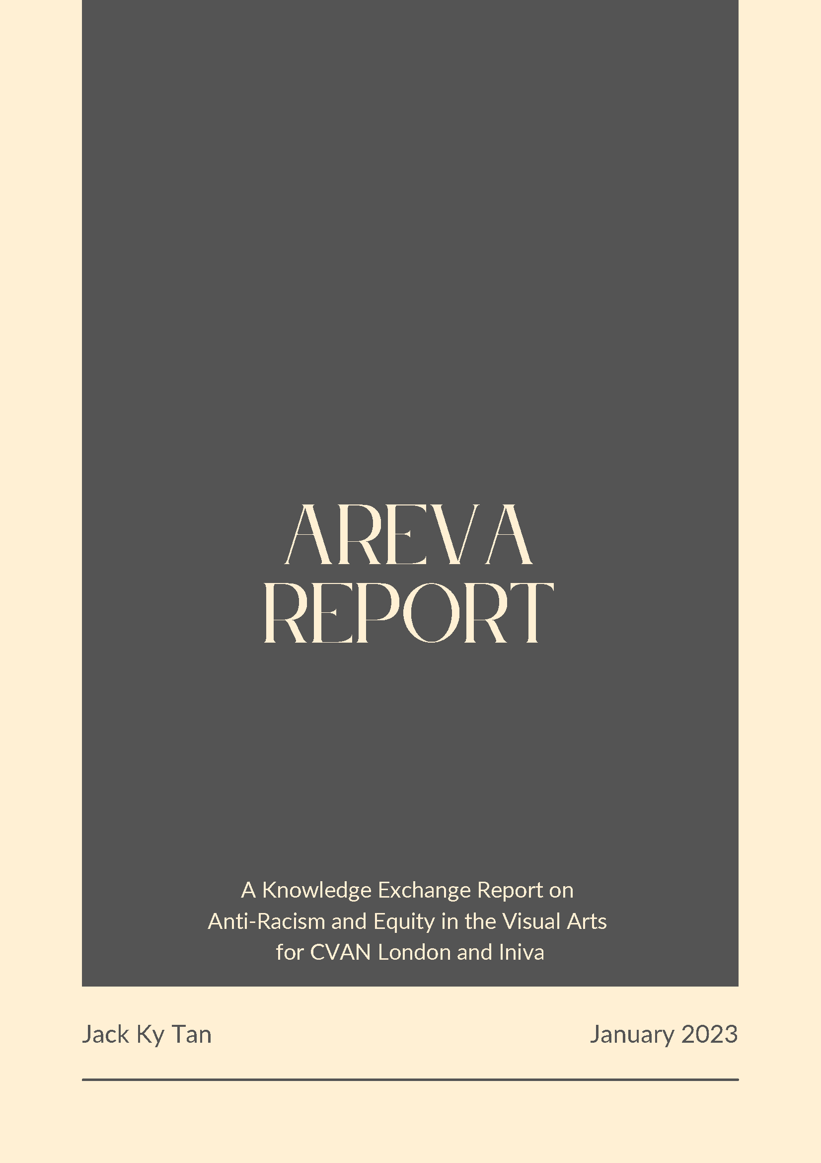 CVAN x INIVA Report on Anti-Racism and Equity in the Visual Arts - iniva